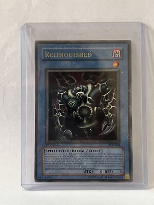 Relinquished 1st Edition - SDP 001 Ultra Rare Holo Foil Yugioh Card | eBay