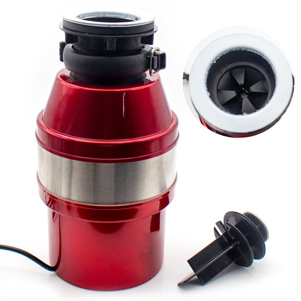 220V Kitchen Food Waste Processor Disposer Garbage Disposal Crusher ...