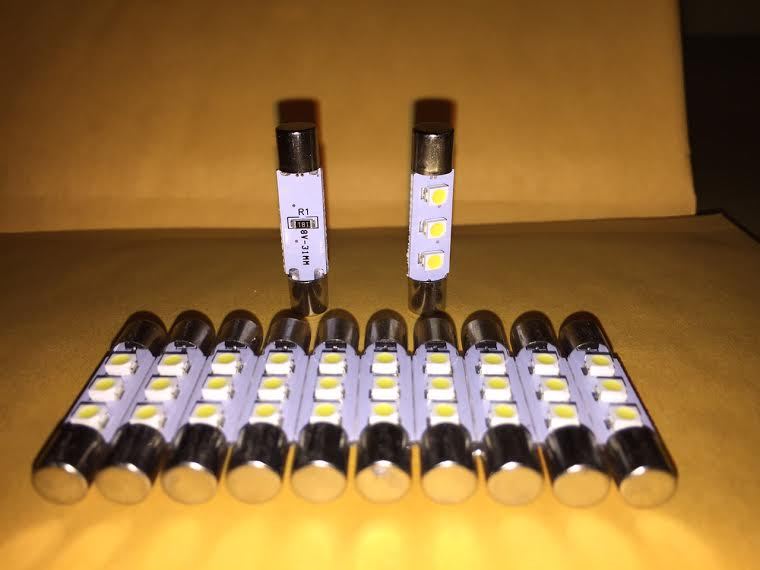 (15) COOL BLUE LED 8v LAMPS-2216 2215 2220 2238 2226 2230 2270 2240 ...