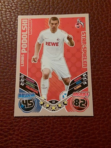 Topps Match Attax Bundesliga 2011 2012 Lukas Podolski Star-Player #177 ...
