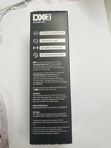 DX2 Anti Hair Loss Shampoo Prevents Excessive Hair Loss 150ml | eBay UK