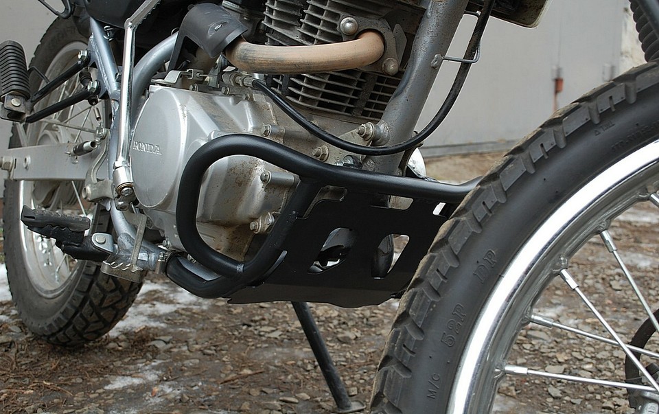 HONDA XR125L, XR150 ENGINE GUARD BLACK ACCESSORIES MOTORCYCLE BIKE | eBay