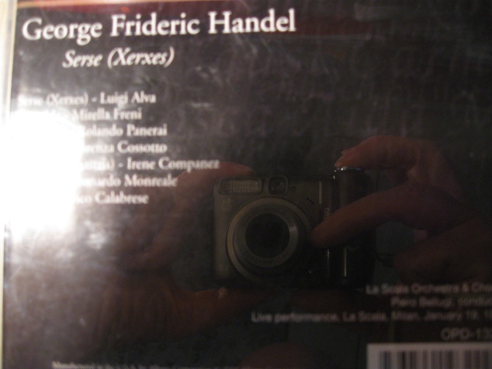 GEORGE FRIDERIC HANDEL CD Serse (Xerxes) La Scala Orchestra Piero ...