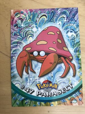 2000 Pokemon PARASECT #47 [Non-Holo] Topps Blue Logo 1st Ed TV ...