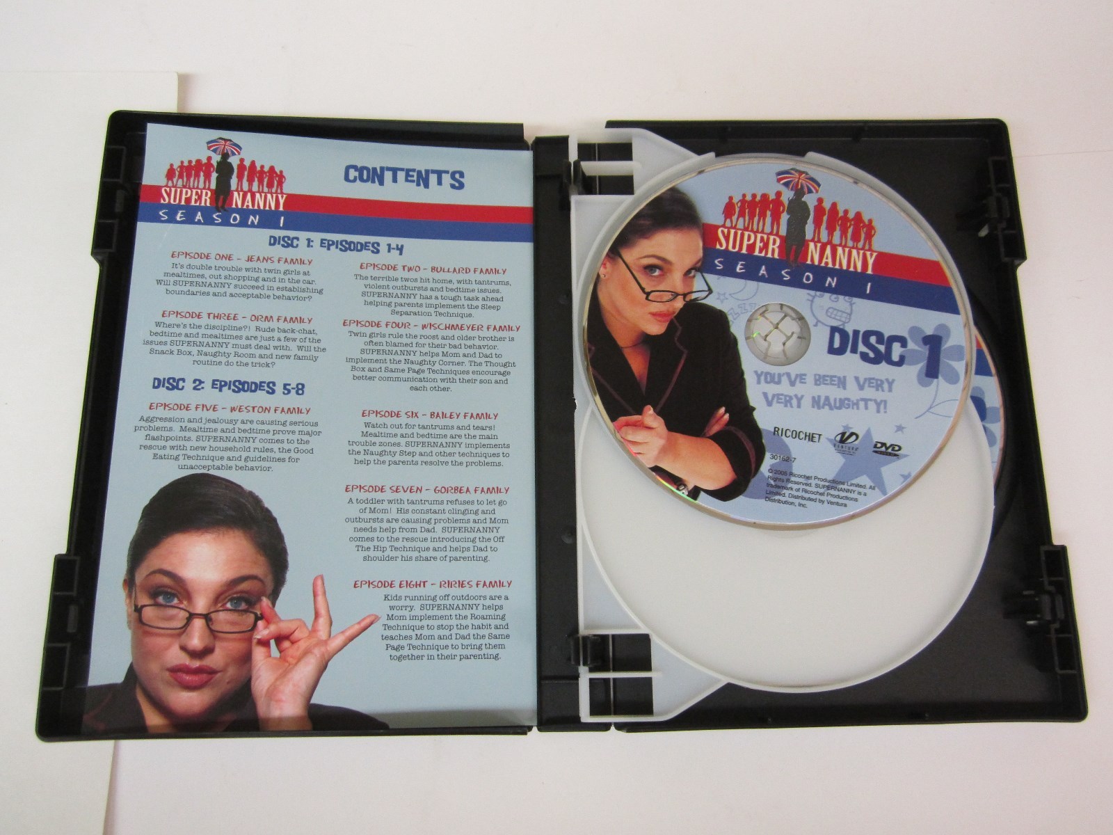 SUPERNANNY Season 1 ABC TV Reality - JO FROST - (2005, DVD) RARE OOP | eBay