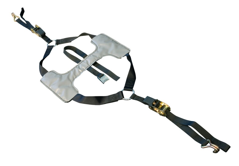 Motorcycle Wheel Brace Ratchet Tie Down Strap Securing Transport System ...