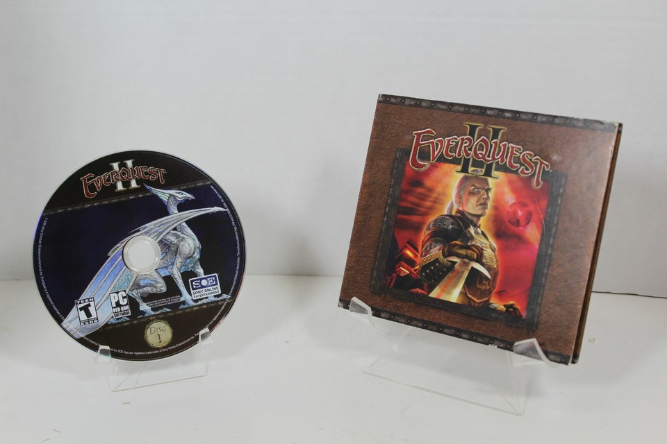 EverQuest II - DVD-ROM - PC - 2004 - Case & Discs - Cleaned & Tested ...