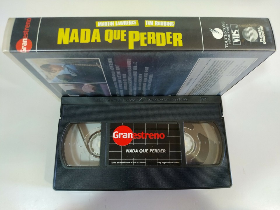 Nothing To Lose Martin Lawrence Tim Robbins - VHS Tape Spanish 3T | eBay