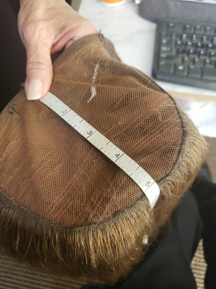 European 100% Human Hair Wig 13 Inch Hat Fall Medium Brown Sheitel | eBay