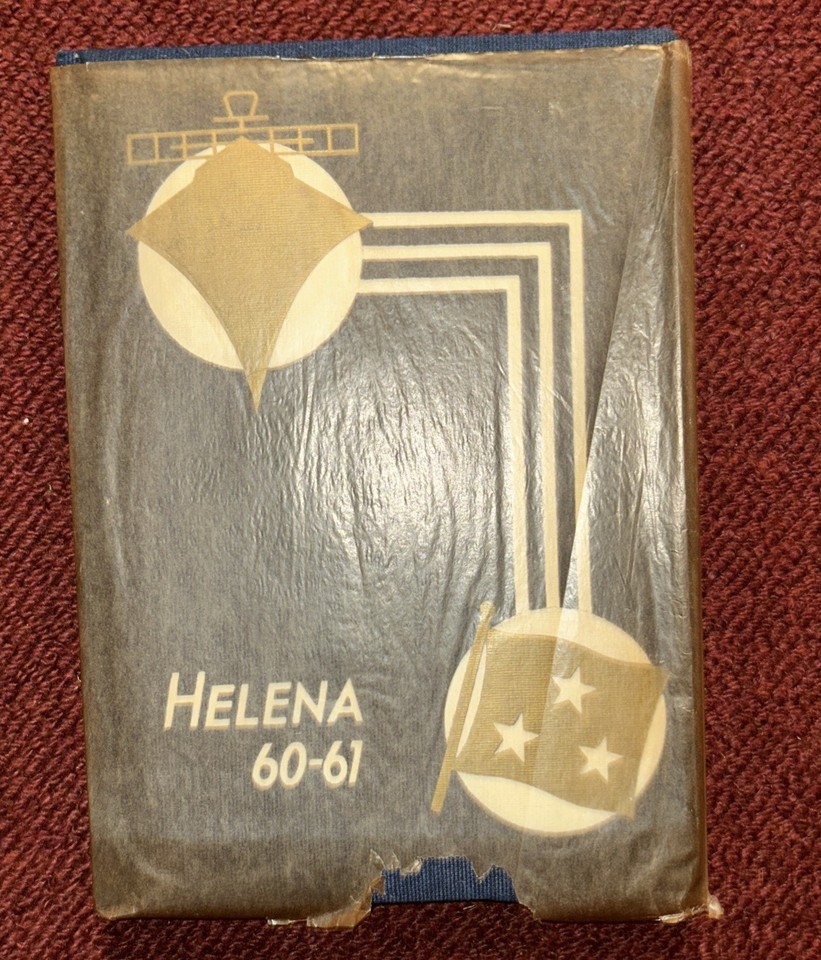 USS HELENA (CA 75) 1960-1961 Cruise Book in Original Box +3 Glossy Ship ...