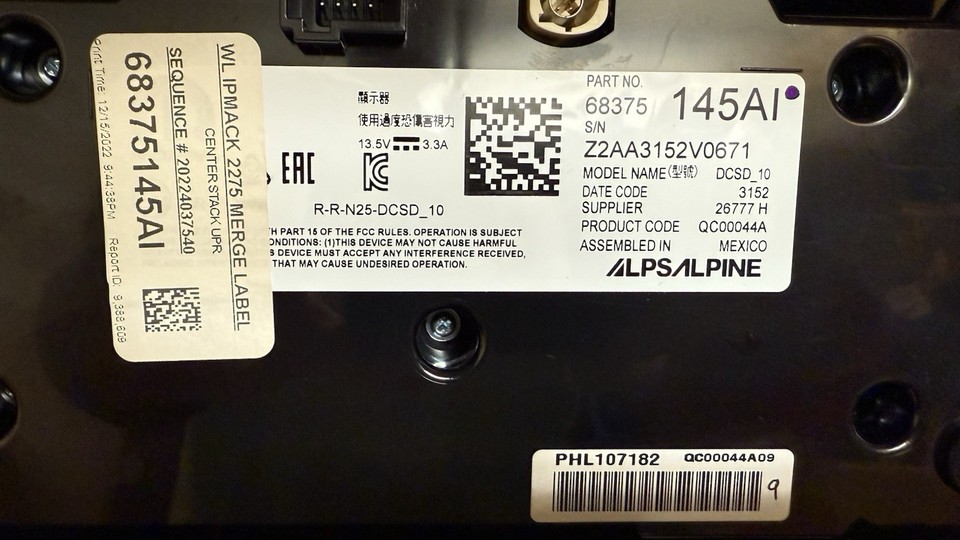 2021-2024 Jeep Grand Cherokee Display Screen OEM | eBay