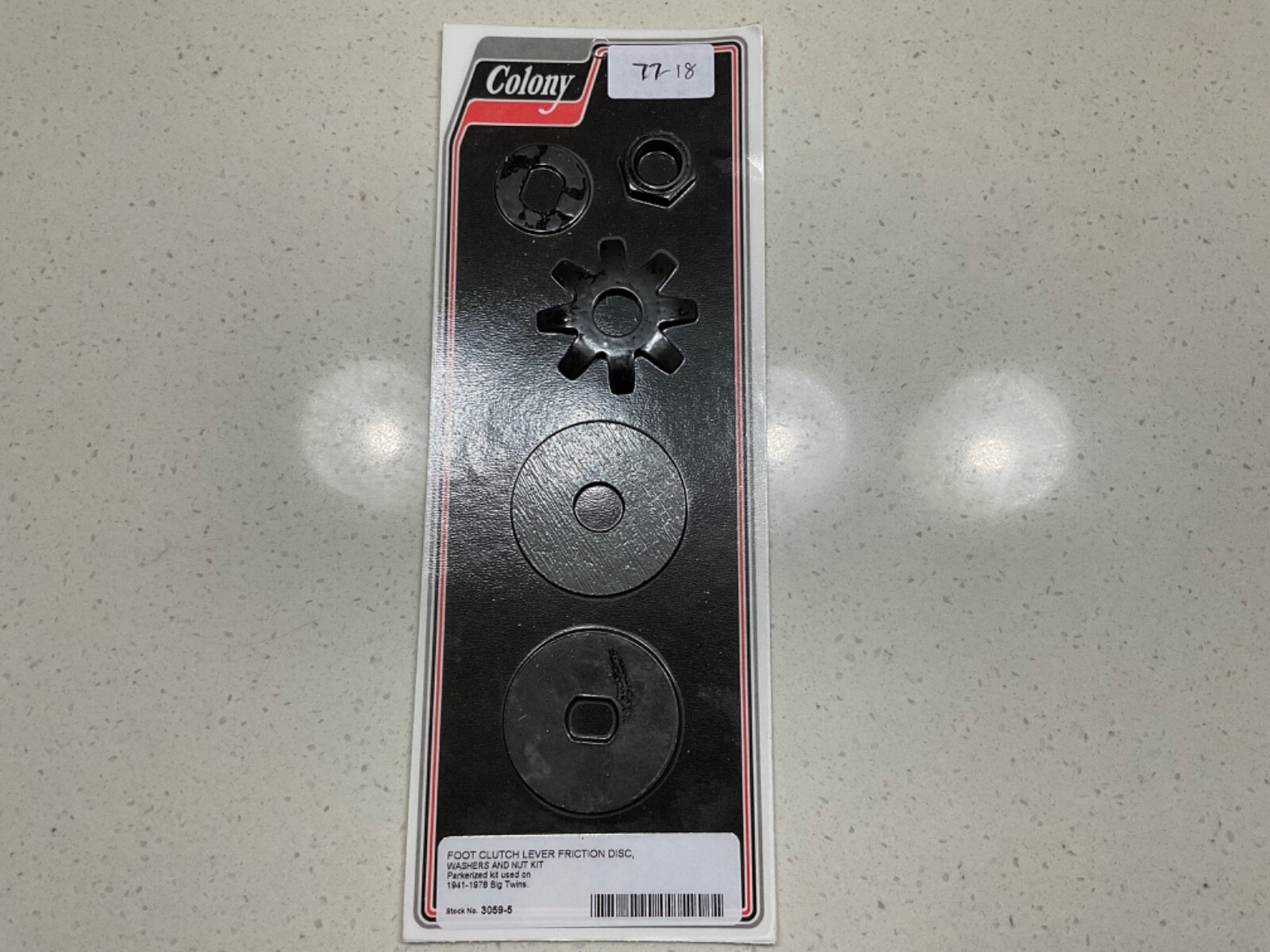 Harley Davidson foot clutch lever friction disc kit 1941-78 big twin ...