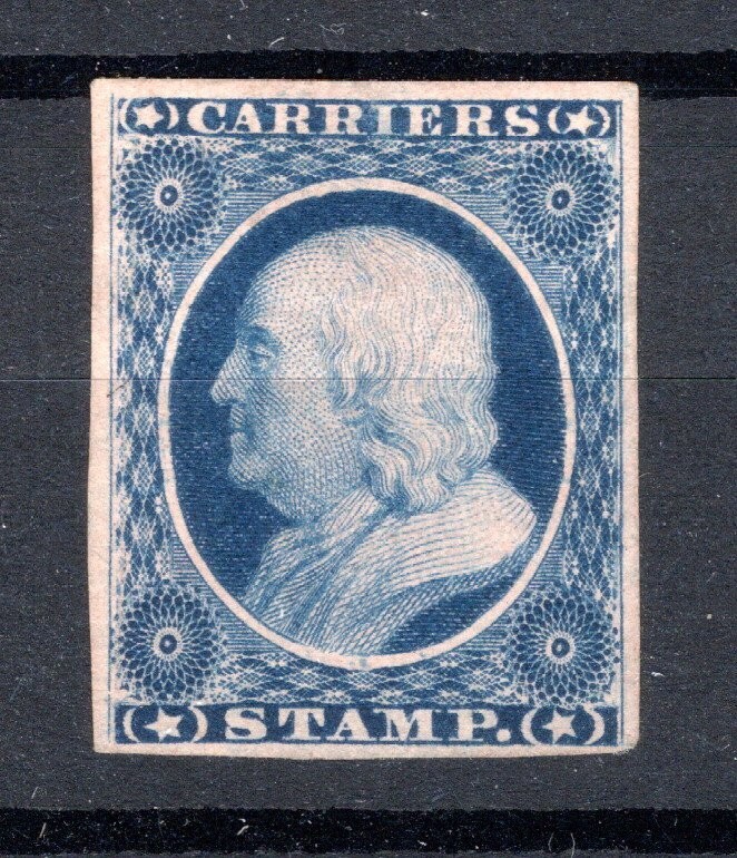 US Stamps- Carrier stamp - LO3 flawed (H5) | eBay