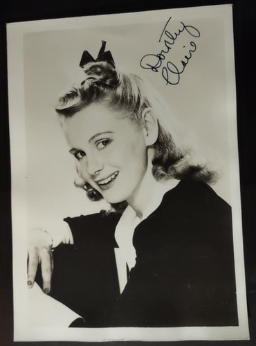 AMERICAN SINGER ACTRESS DOROTHY CLAIRE VINTAGE AUTOGRAPH SIGNED ...
