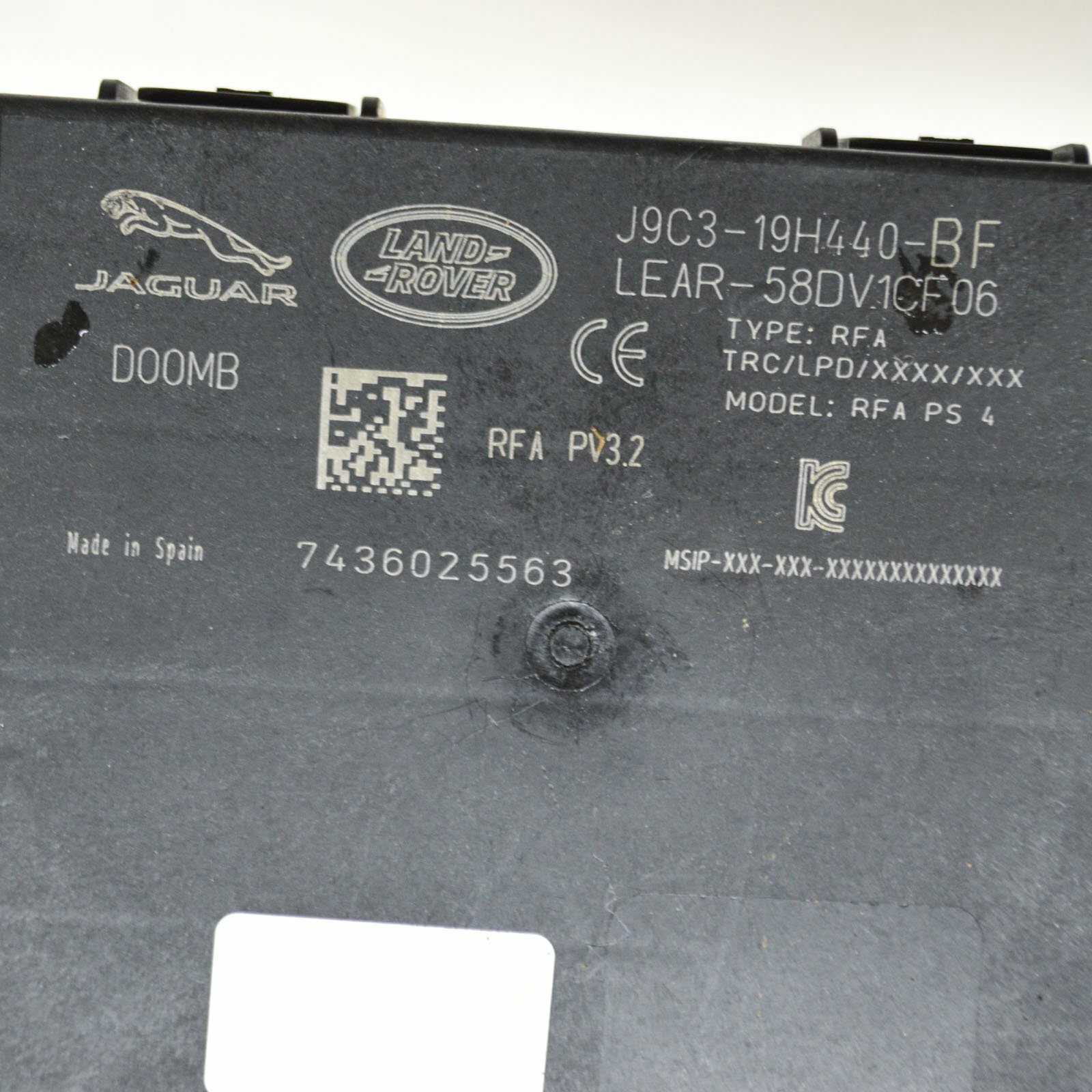 JAGUAR E-PACE X540 RFA Control Unit ECU J9C3-19H440-BF 2019 | eBay UK