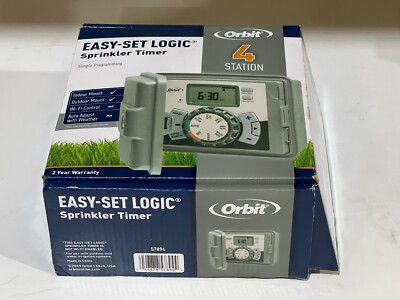 Orbit 57894 Easy-Set Logic 4 Station Sprinkler Timer 46878578944| eBay