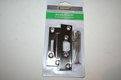 Defiant Satin Nickle Finish Security Strike Door Kit 1000 054 053 FREE ...