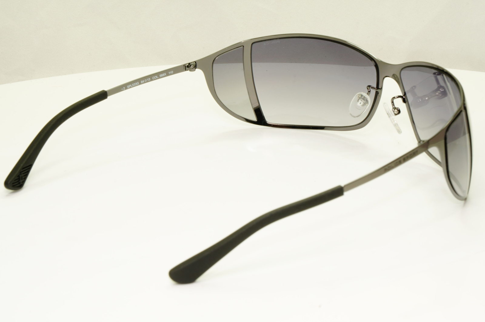 Police Side Window Sunglasses Grey Gradient Designer Mens SPL 533G COL ...