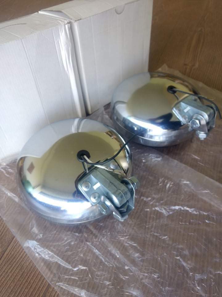 VINTAGE CAR FOG LIGHTS PAIR, L&R SIDE FOR RETRO & CLASSIC, CARS, NEW ...