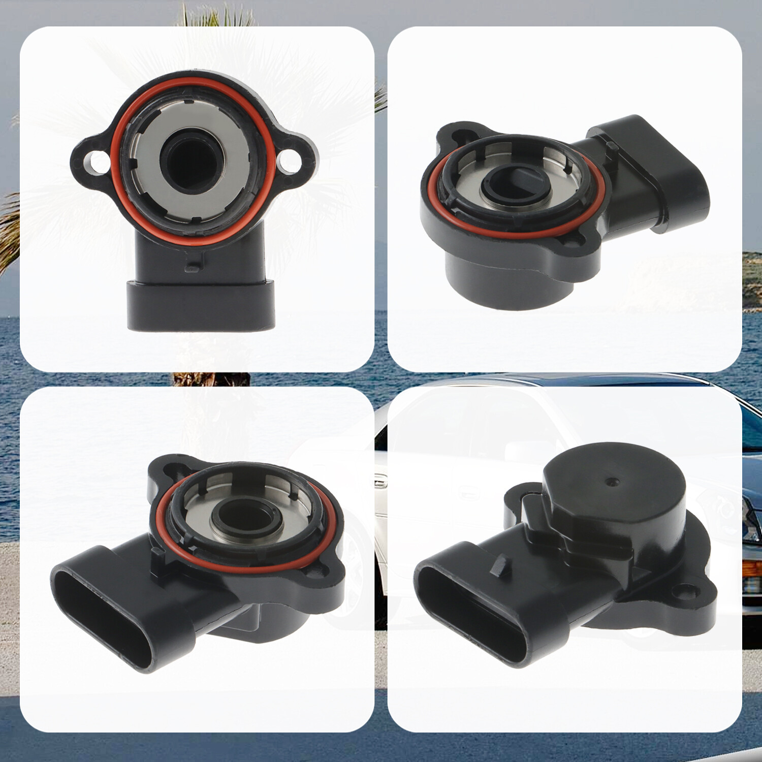 1 Piece Throttle Position Sensor TPS Black for 2004-2005 Cadillac CTS ...