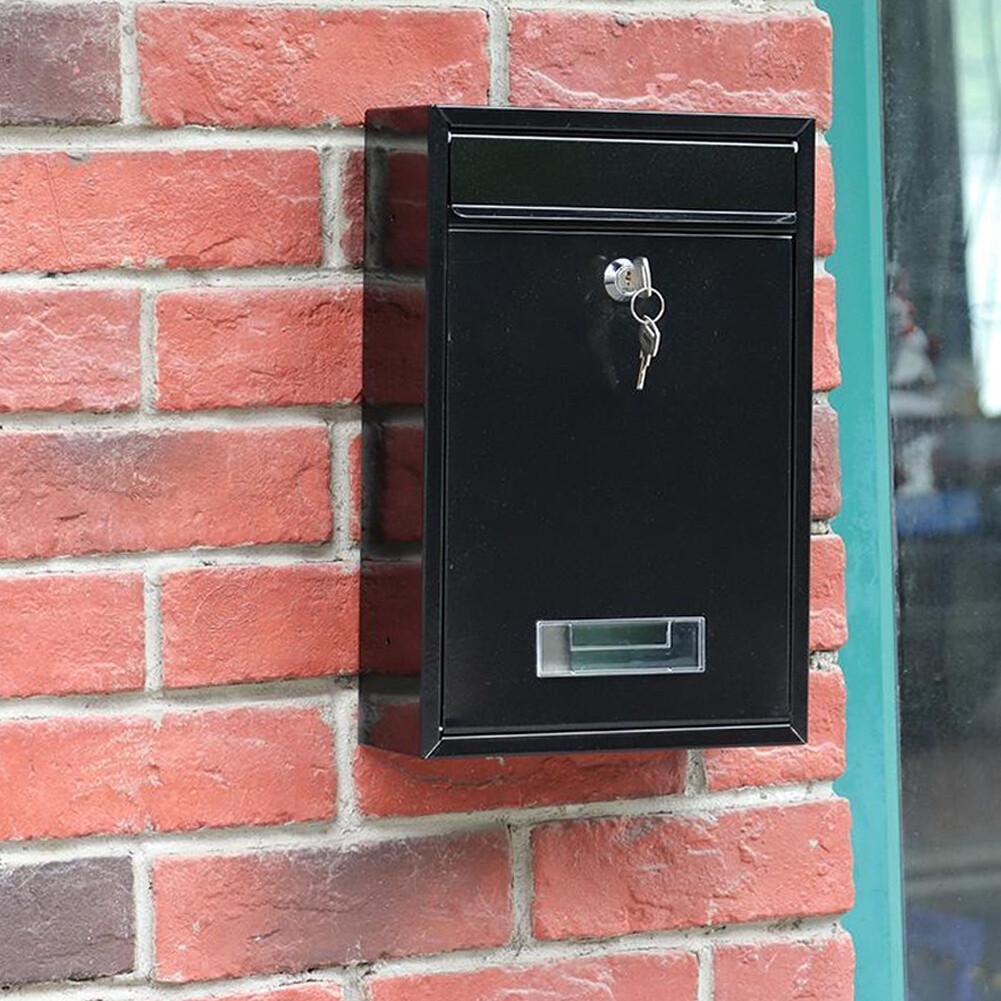 Galvanized Steel Lockable Parcel Delivery Secure Dropbox Outdoor Letter ...