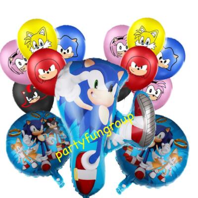 Sonic the Hedgehog Balloons Party Decoration Sonic Balloon Supplies AU ...