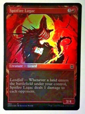 Spitfire Lagac Showcase FOIL - MTG Zendikar Rising ZNR | eBay