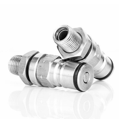 1PC Stainless Steel Gas Ball Lock Post with 1/4" Inch Bulkhead Assembly ...