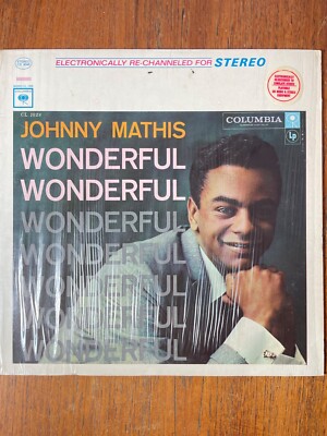 Johnny Mathis: "Wonderful, Wonderful" 1957 Colombia LP Vinyl Album ...