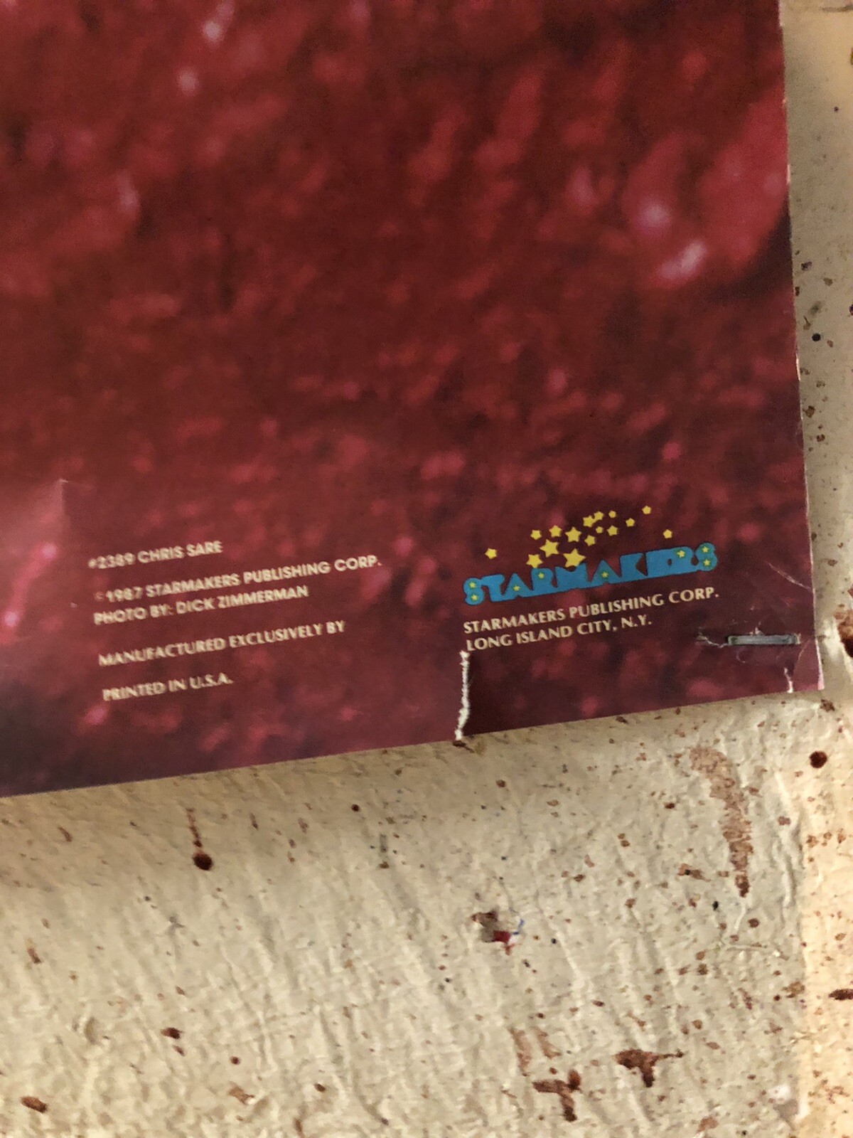 ORIGINAL Chris Sare Vintage 1987 22x32" Poster NOT A REPRINT, Mancave ...