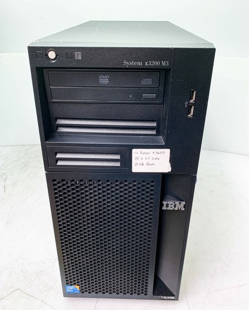 IBM X3200 732754M M3 X3450 4C 2.67GHZ SVR 4 CORE 2.67GHZ / 2GB MEM ...