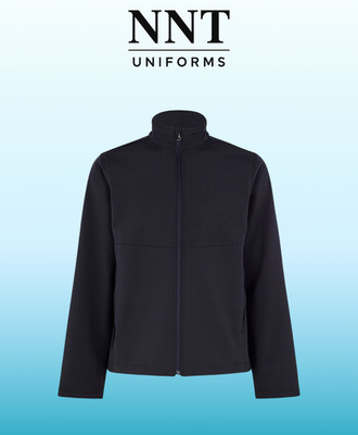 NNT Mens Fleece Jacket Navy Zip Front Bonded Warm Shell CATBB9 | eBay ...