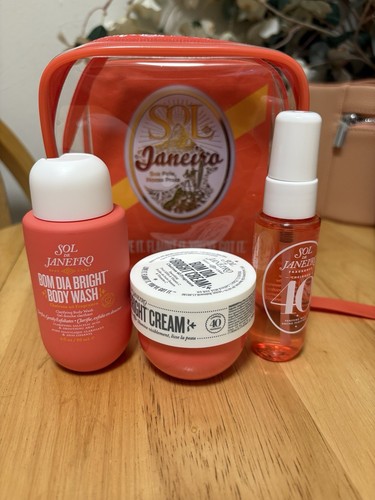 Sol De Janeiro Bom Dia Bright Jet Set ~ Body Wash / Body Cream /Perfume ...