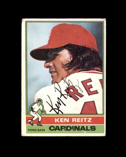 Ken Reitz Signed Authentic 1976 Topps St. Louis Cardinals Autograph | eBay