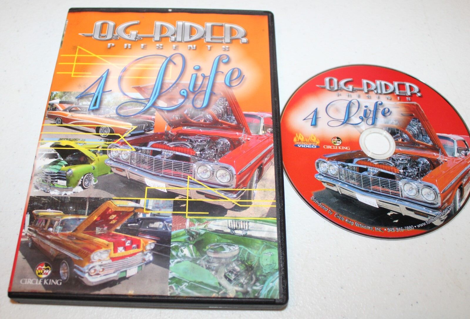O.G. Rider Presents 4 Life (DVD) Ultimate Lowrider DVD, Carshows, Music ...