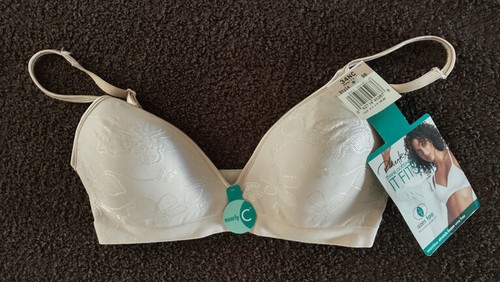 Playtex Thank Goodness Fits 34 NC B Daisy Light Pad Jacquard Wire Free ...