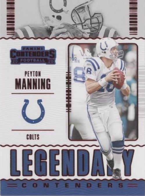 2020 Panini Contenders - Legendary Contenders Peyton Manning #LC-PMA ...