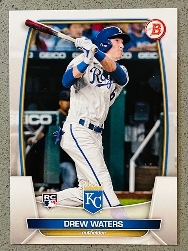 2023 Bowman Baseball MLB #5 Drew Waters Base Rookie RC Trading Card ...