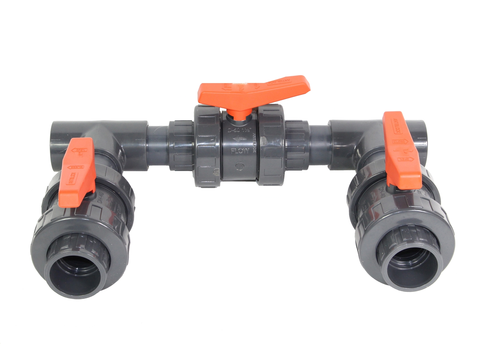 Bypass Set 2 90° für Wärmepumpen Ø 50 mm Poolheizung Schwimmbecken Pool ...