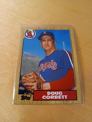 1987 Topps #359 DOUG CORBETT California Angels Baseball Card, Pitcher ...