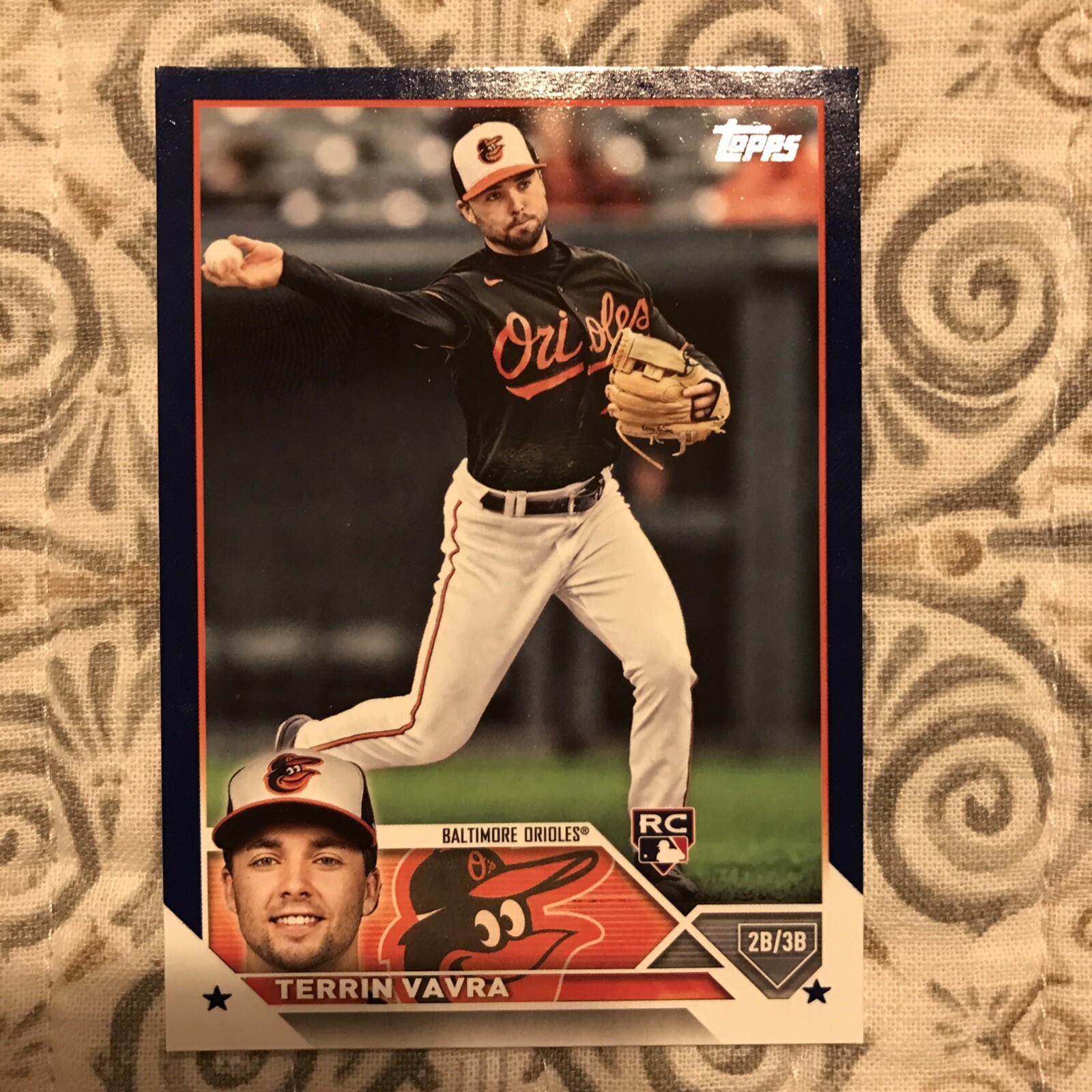 Terrin Vavra Blue Border #524 - Baltimore Orioles - 2023 Topps Series 2 ...