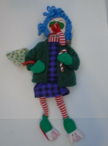 Maxine Plush Doll Hallmark Stressed in Holiday Style Stuffed Doll Brand ...