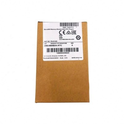 New Sealed 2080-MEMBAK-RTC Allen Bradley Micro800 Memory Module With ...