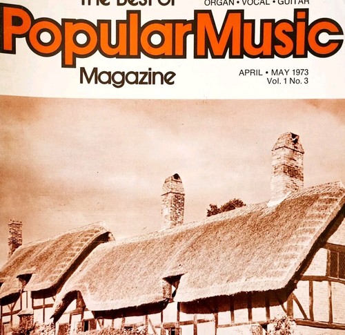 1973 Popular Magazine Song Book Organ Vocal Guitar Anne Hathaways ...