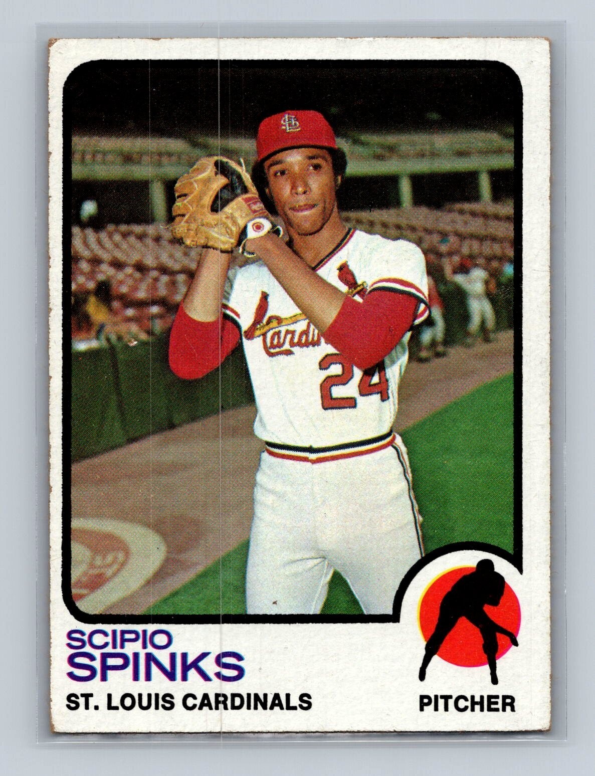 1973 Topps Scipio Spinks St. Louis Cardinals Baseball Card #417 | eBay