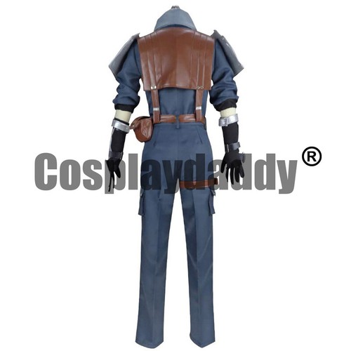 Final Fantasy VII FF7 Shinra Security Officer Uniform Game Cosplay ...