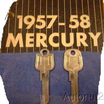 1957 1958 MERCURY Key Blanks original NEW OLD STOCK | eBay