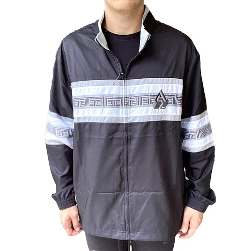 Nike Giannis Greek Freak Windbreaker Jacket Black White CK6245-010 Men ...