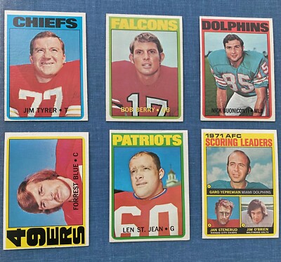 1972 Topps Football Cards | eBay