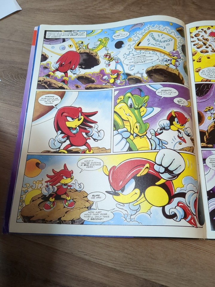 Sonic the Comic #54 - Low Grade - HTF Fleetway UK - 1st Chaotix Cover! | eBay